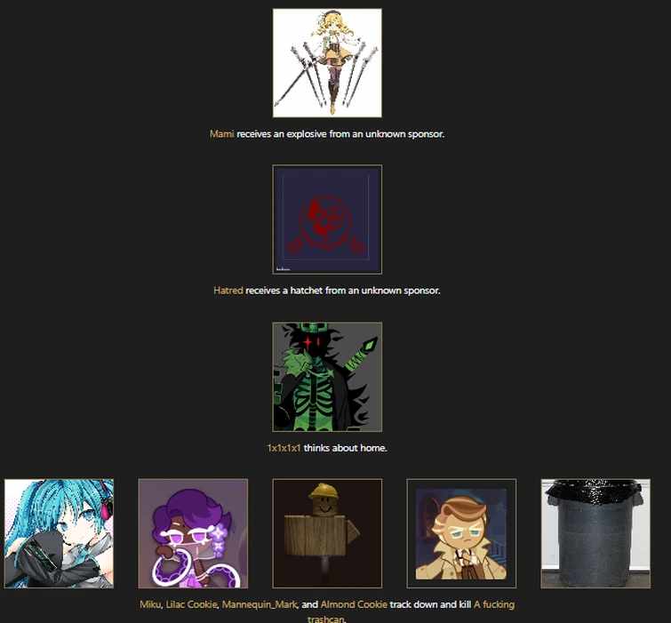 Multi-Fandom Hunger Games: Day 1 | Fandom