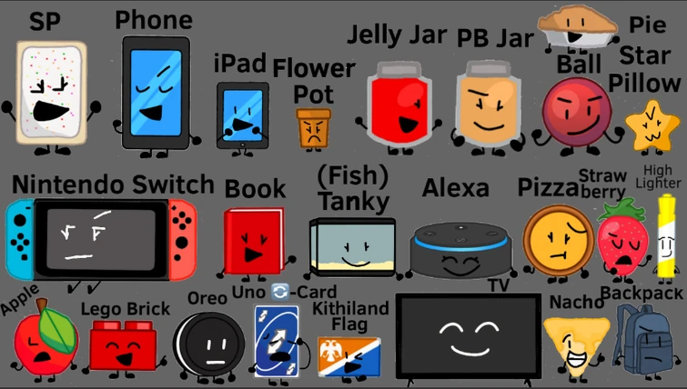 Cast of my Object Show, Battle for a Diamond | Fandom