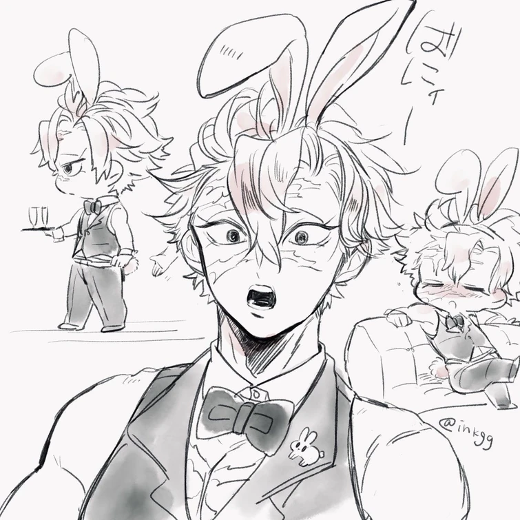 “Why is there so much art of Sanemi as a bunny?” | Fandom