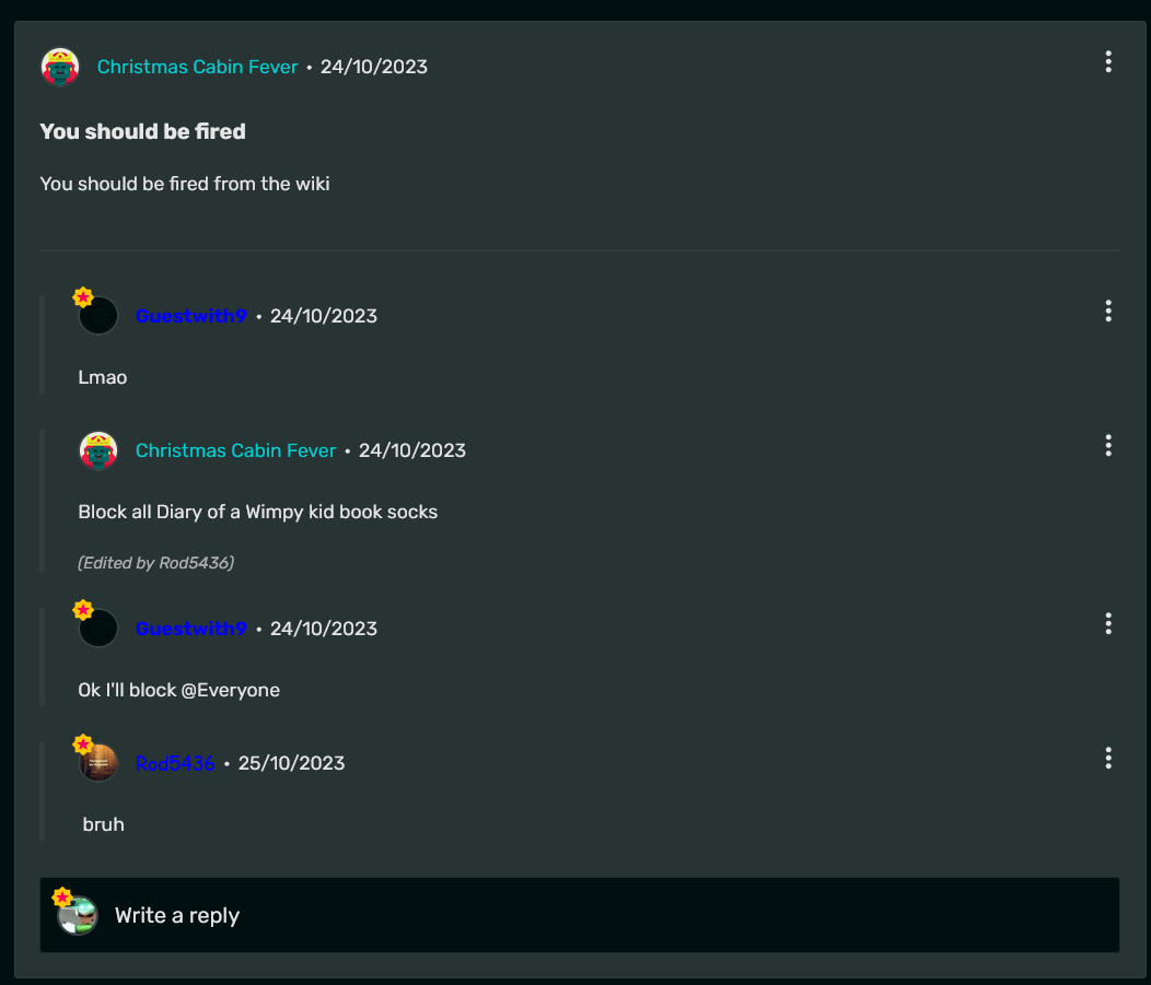 Random funny screenshot from this wiki #2 | Fandom