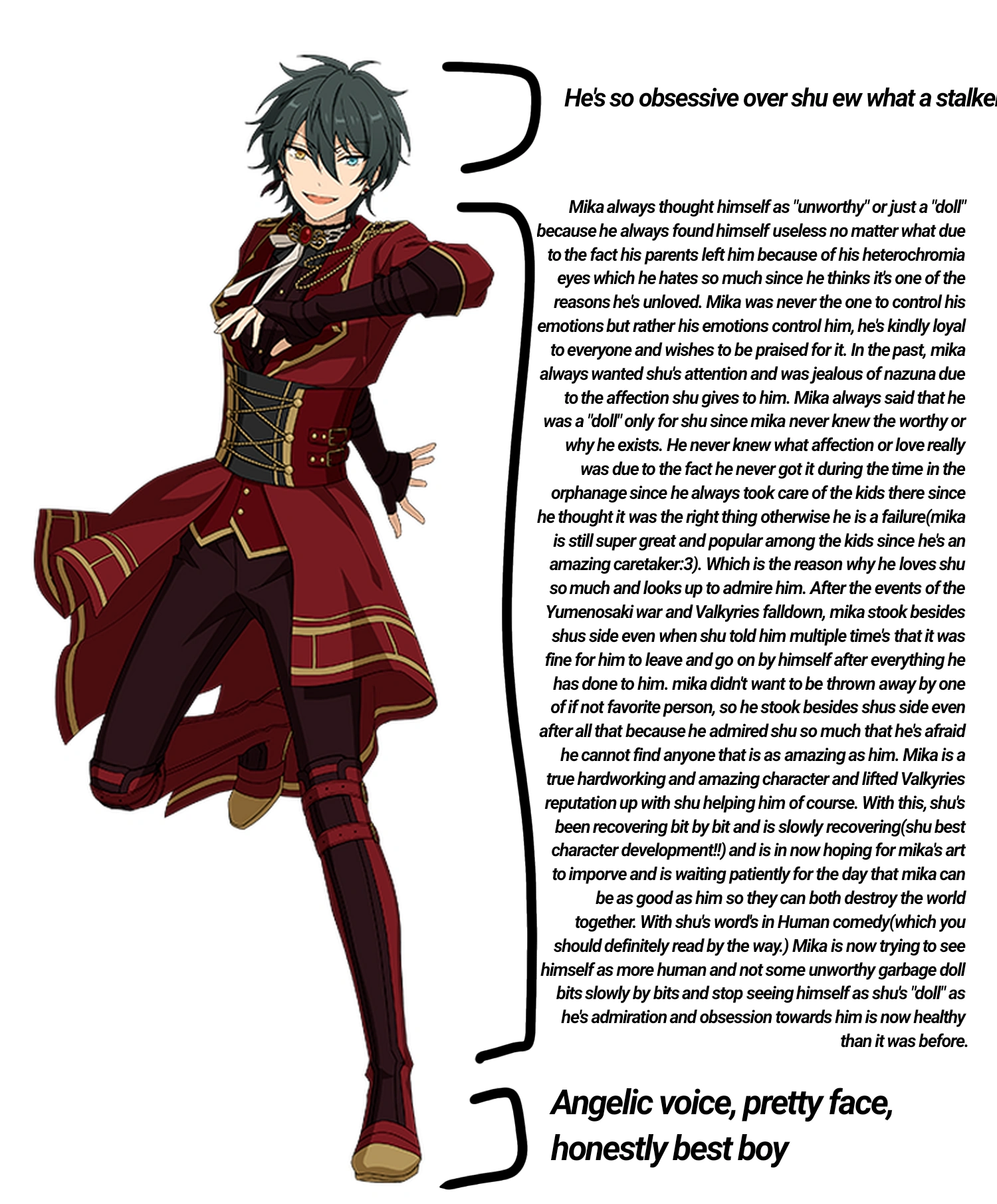 Made this because i love mika | Fandom