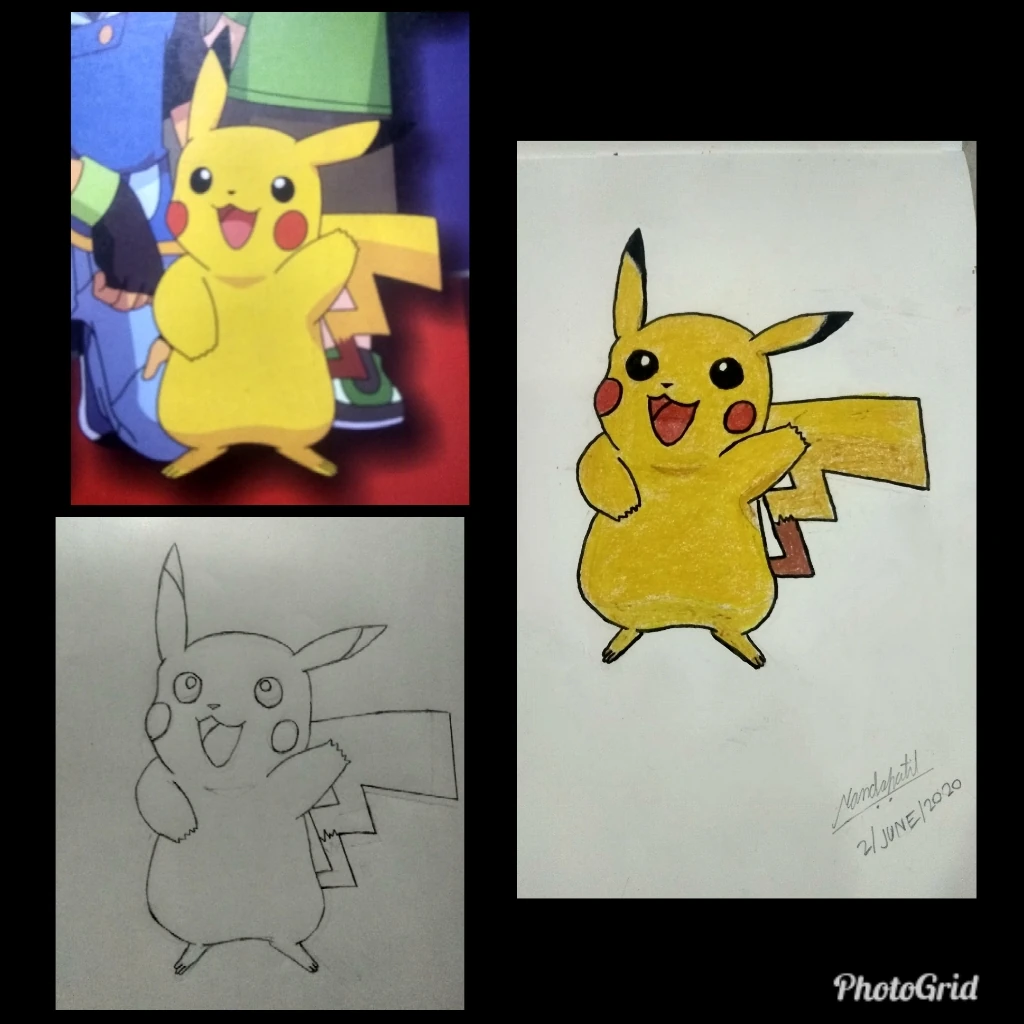 My new drawing PIKACHU | Fandom
