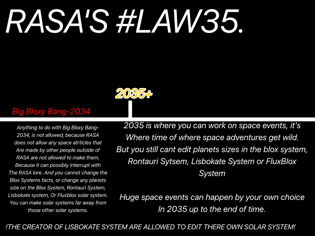 RASA LAW#35, most important rule. | Fandom