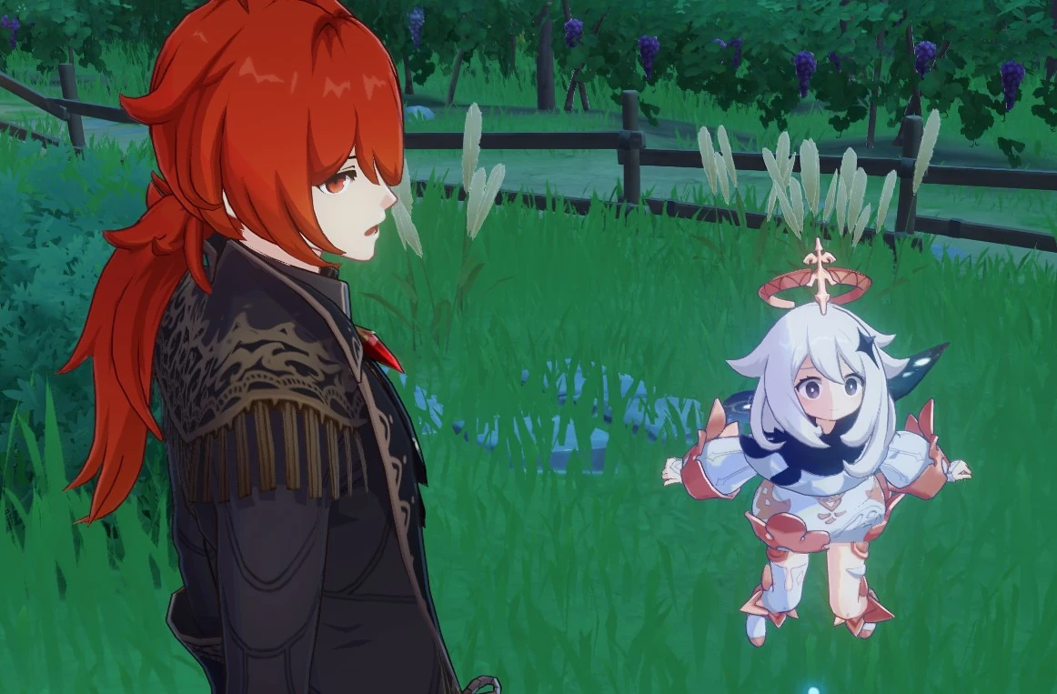 Diluc's expression is just "👁👄👁" | Fandom