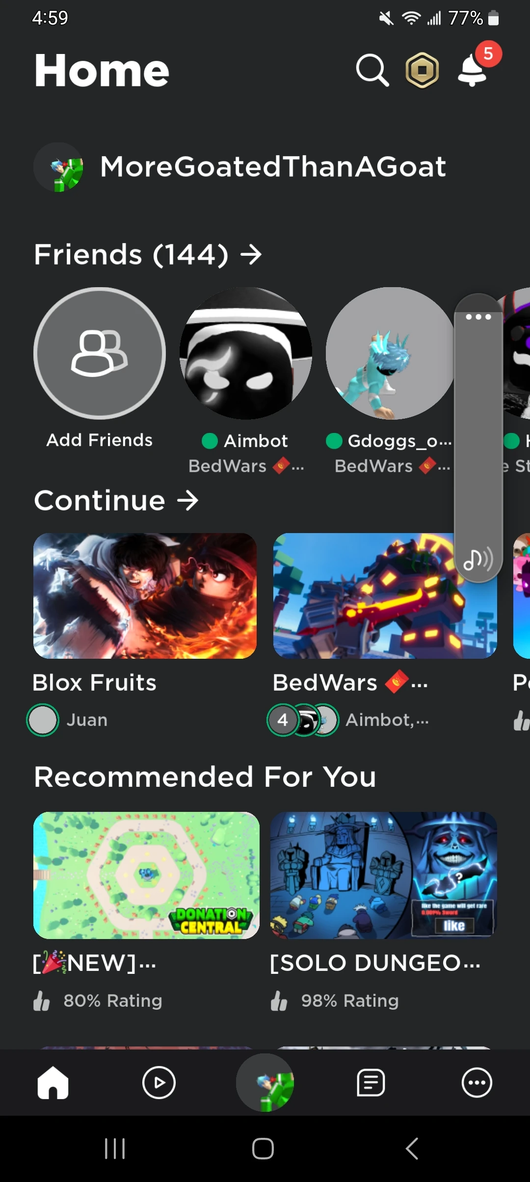 Roblox mobile changed | Fandom