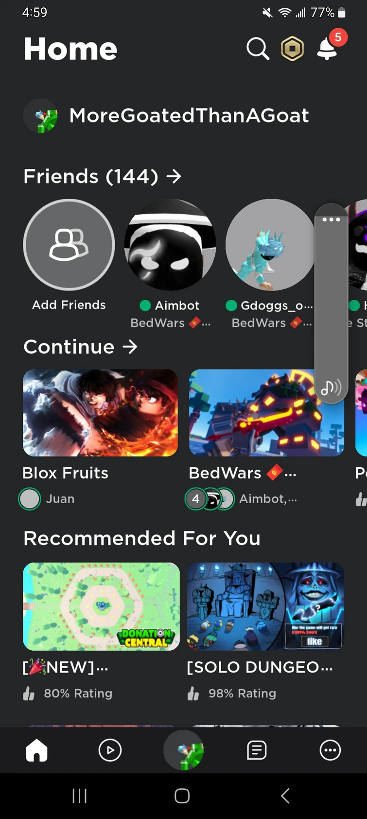 Roblox mobile changed | Fandom