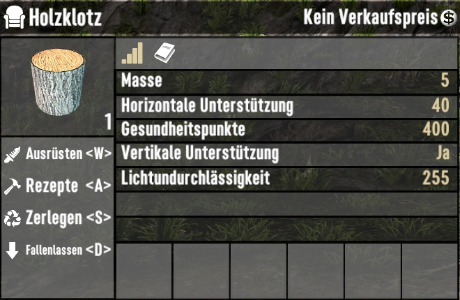 Holzklotz – Offizielle 7 Days to Die Wiki