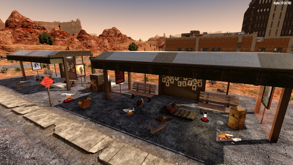 Bus Stop - 7 Days to Die Wiki