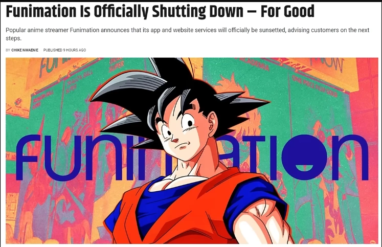 R.I.P Funimation (Website and app shutting down.) | Fandom