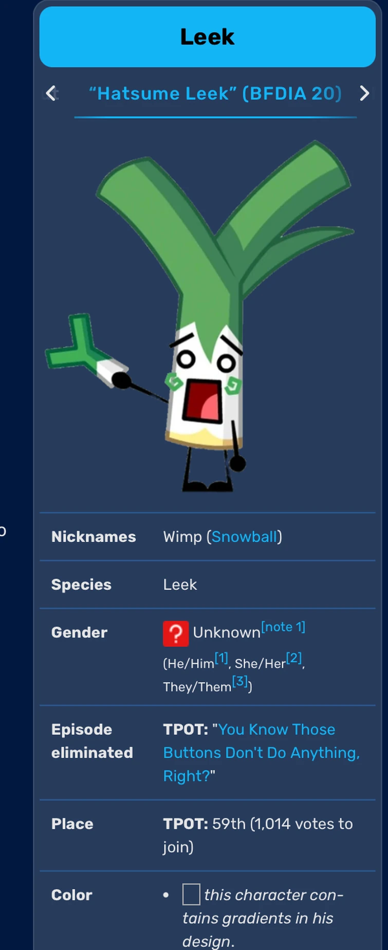 I added this to leek since no one else did | Fandom