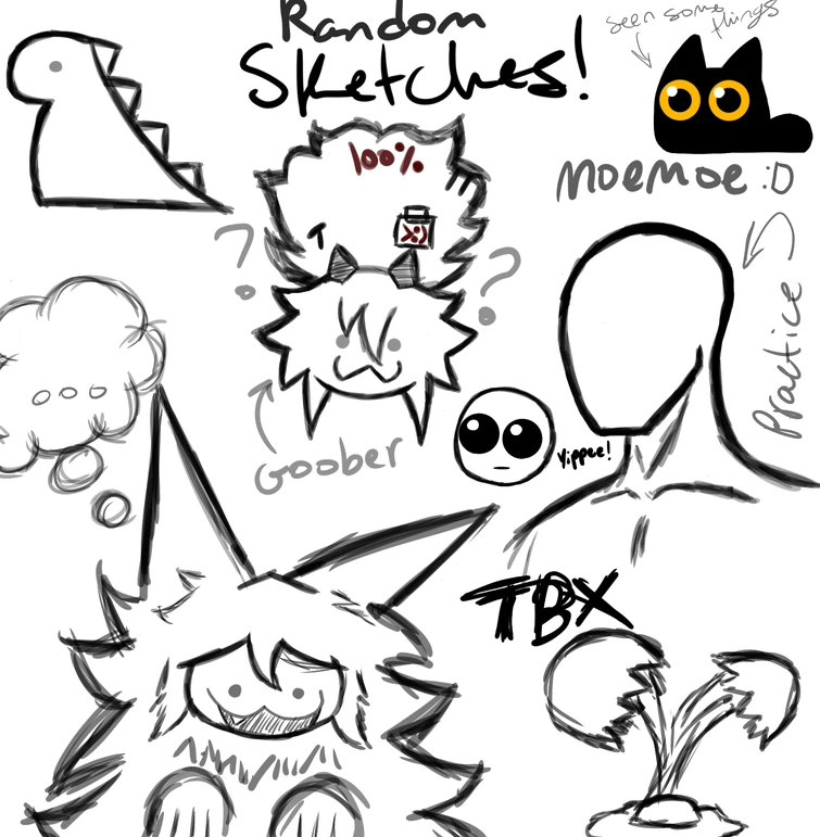 Here are some sketches that I randomly made last night! | Fandom