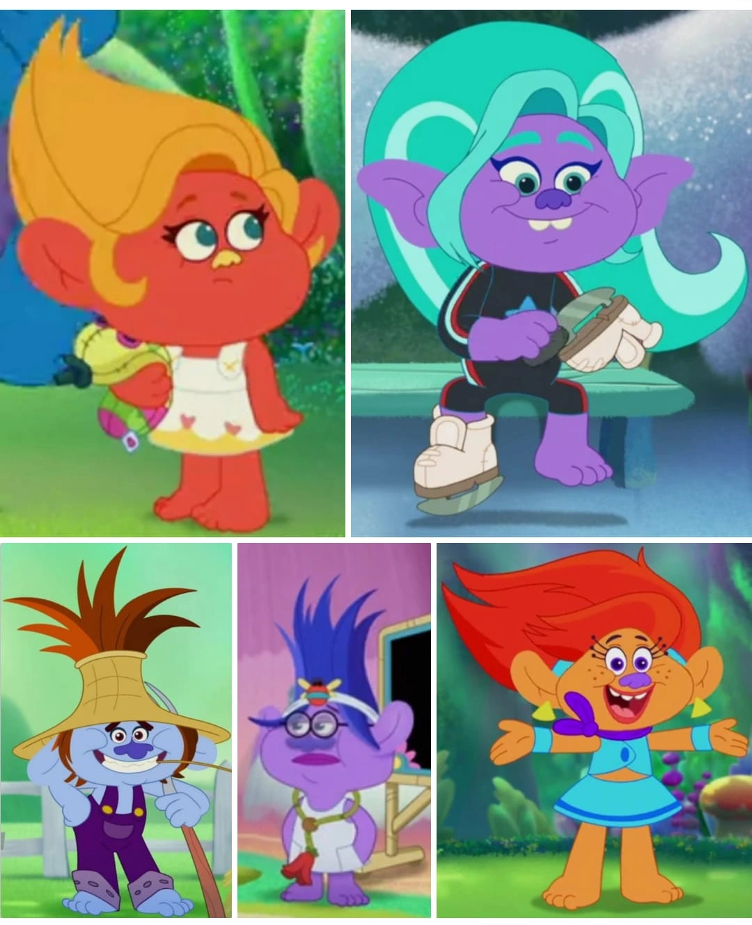 the Small Dolls from wave 6 of Trolls franchise by Mattel | Fandom