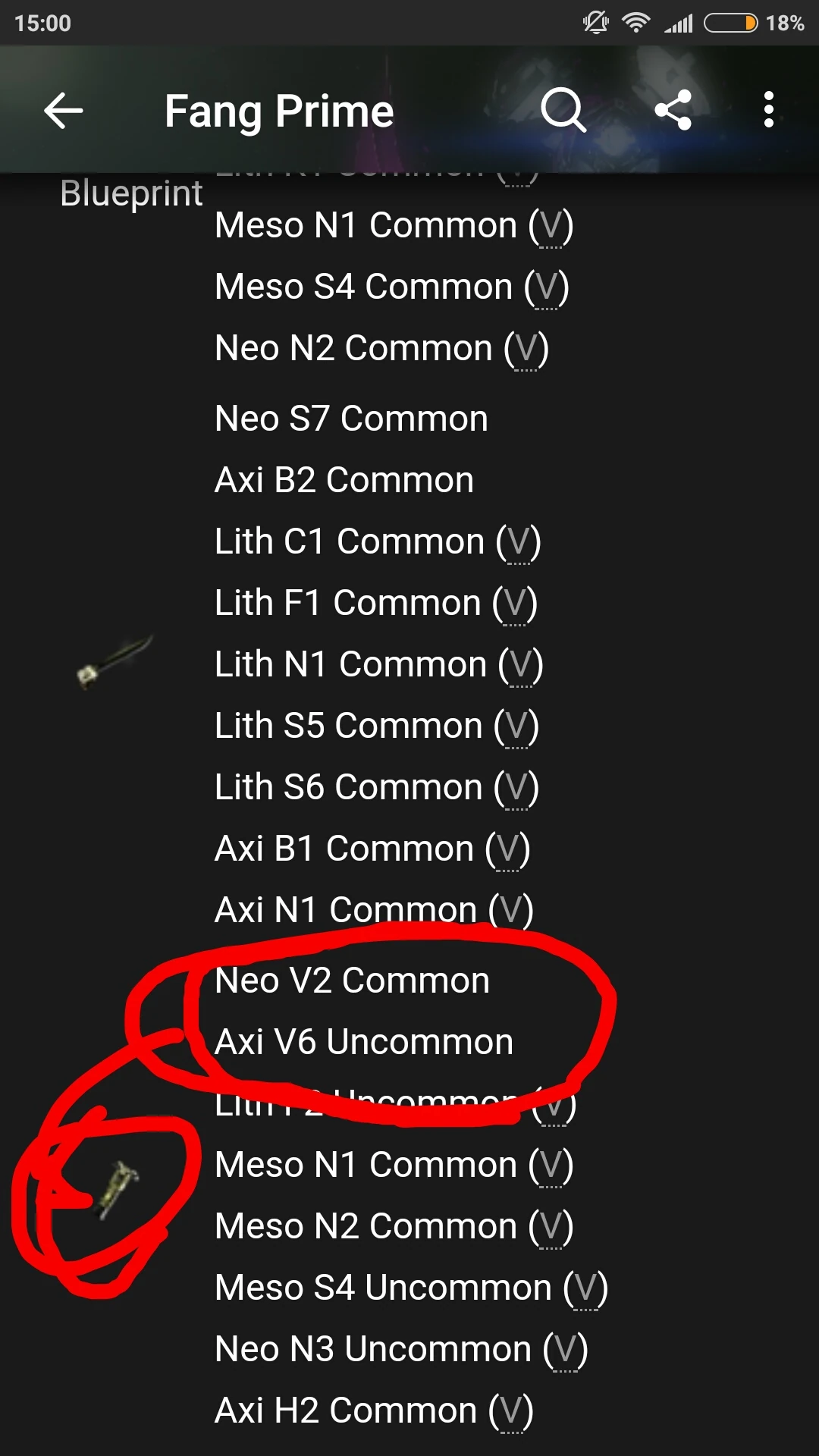 Fang prime handle. | Fandom