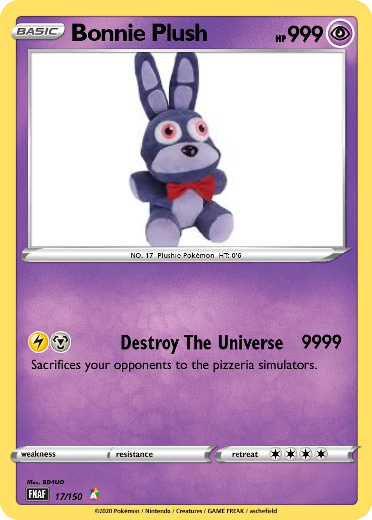 FNAF Pokemon cards part: idk | Fandom