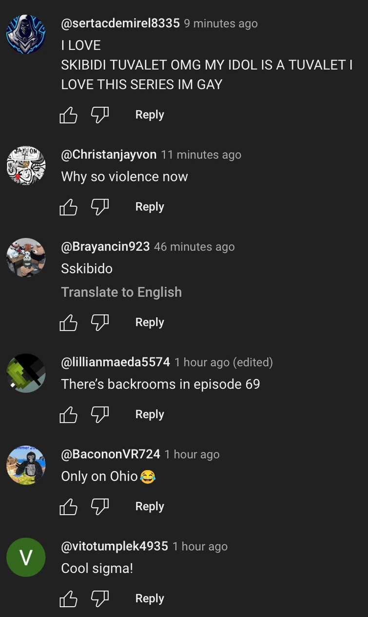 remember when i talked about the yummy gyatt comment | Fandom