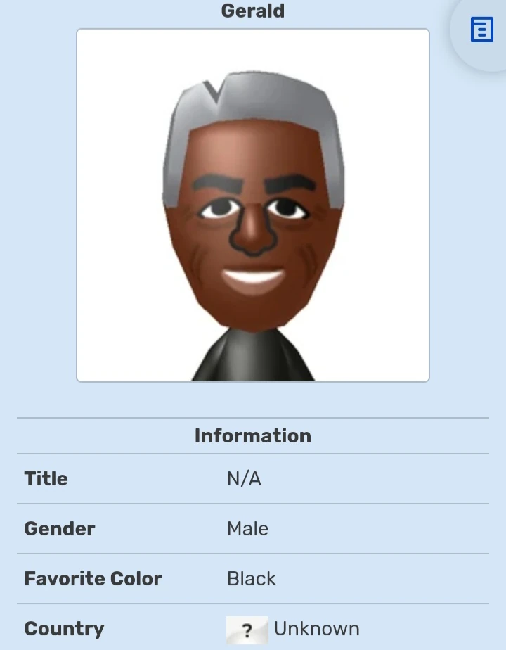 If the Miis were Pokémon Trainers: Gerald | Fandom