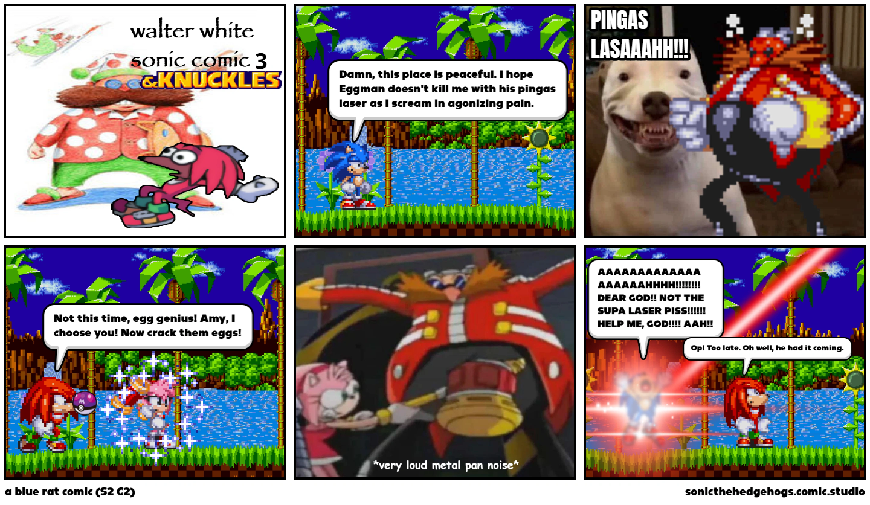 walter white sonic comic 3 & knuckles | Fandom