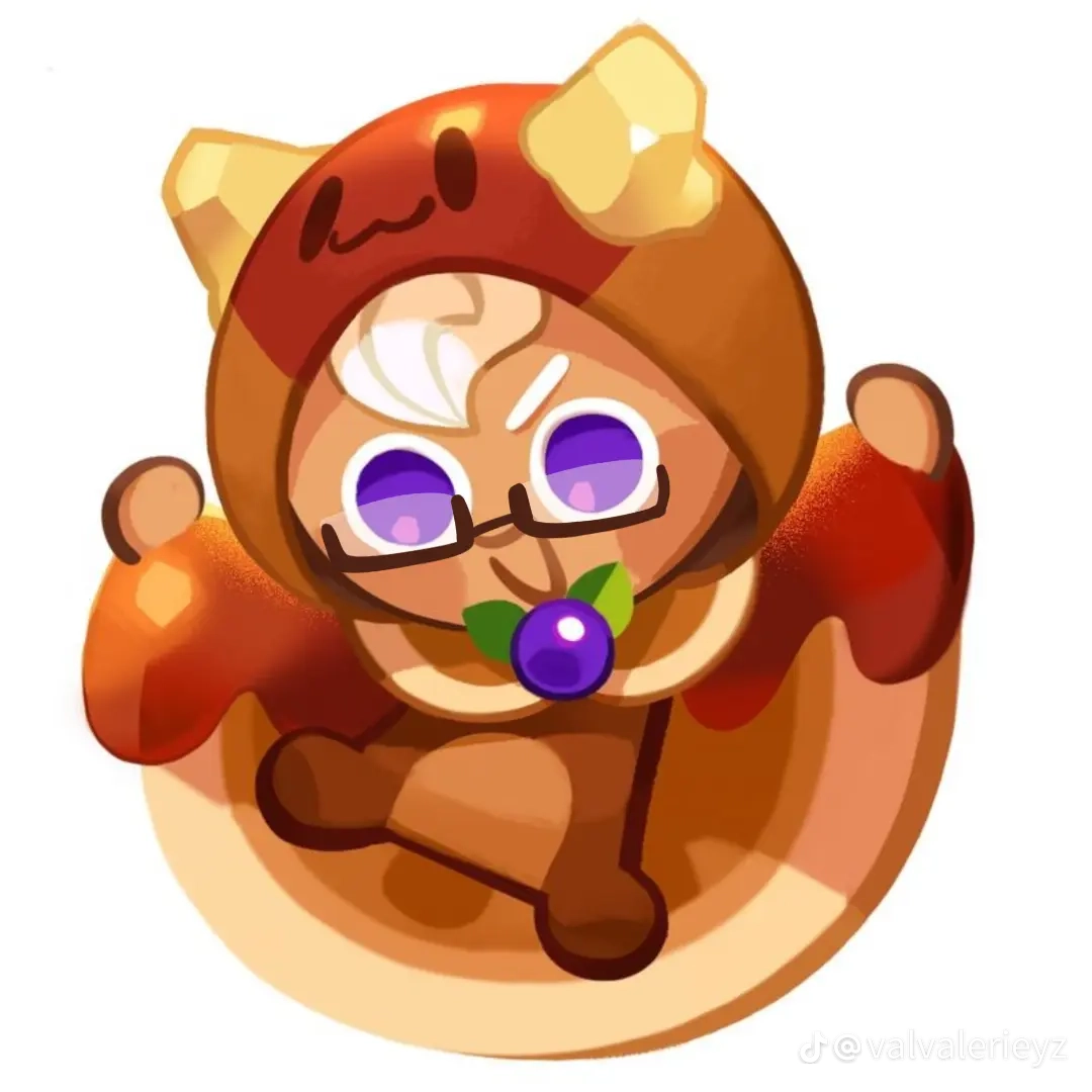 Pancake cookie trying out Polites's glasses | Fandom
