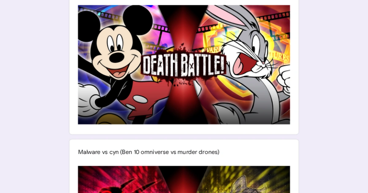 Death battle round four match 1 | Fandom