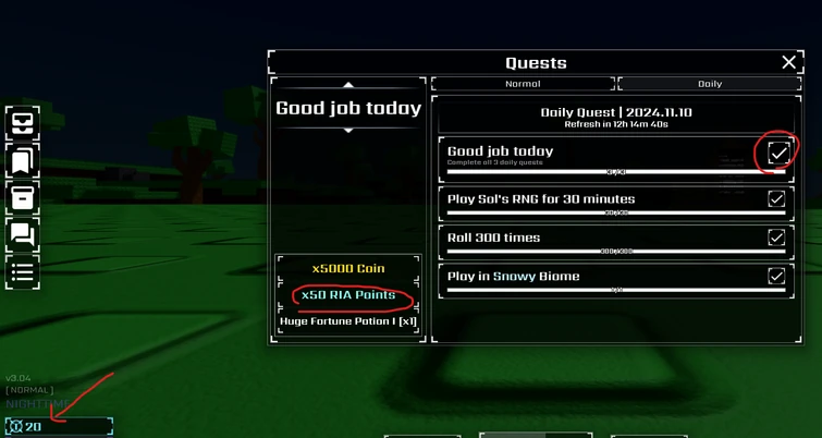 quest bug (saying here bc bug reports arent working) | Fandom