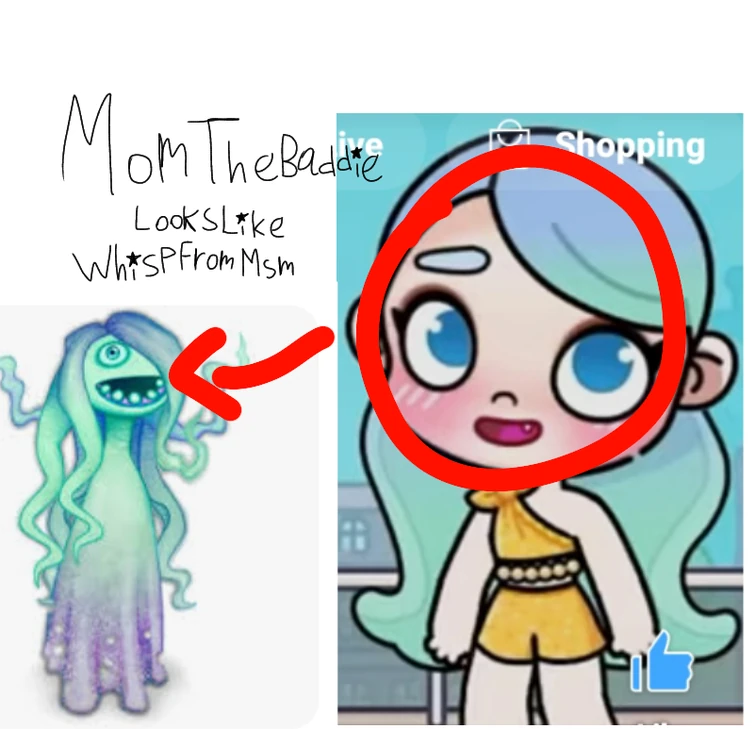 Mom the baddie looks like whisp from msm | Fandom
