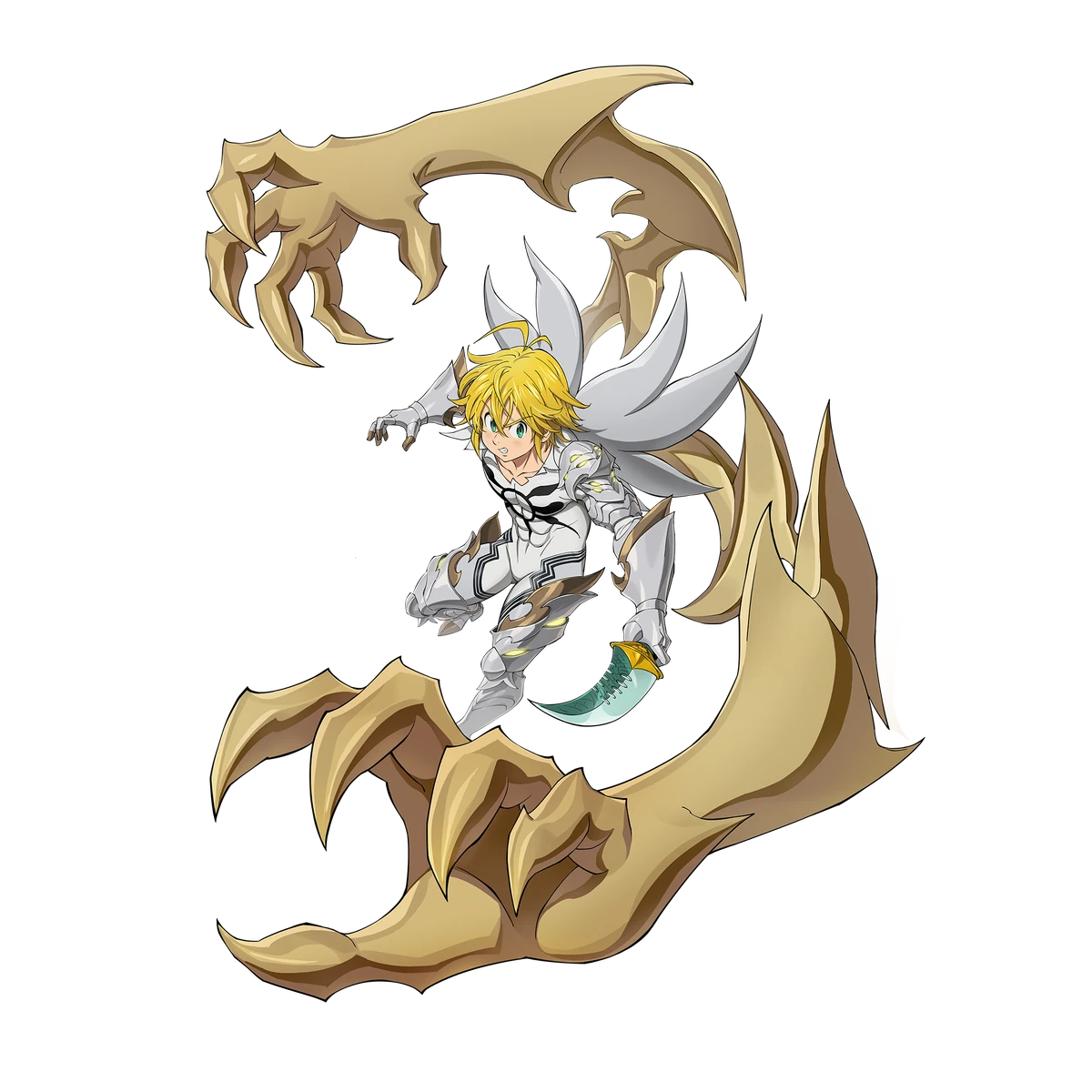 how to draw demon king meliodas