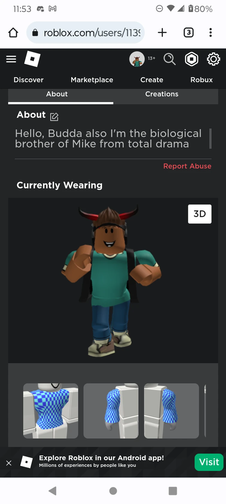 If you play Roblox and your avatar is your favorite character add it ...