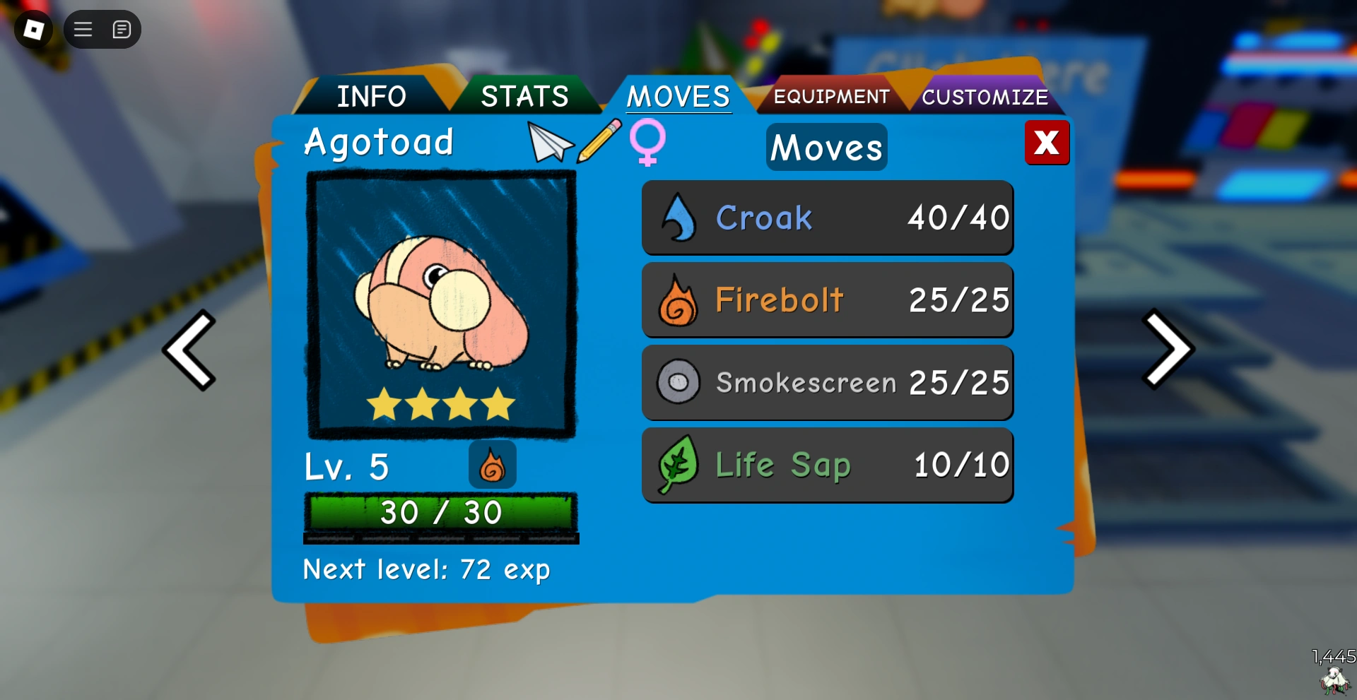 Agotoad can learn Life Sap from scroll | Fandom