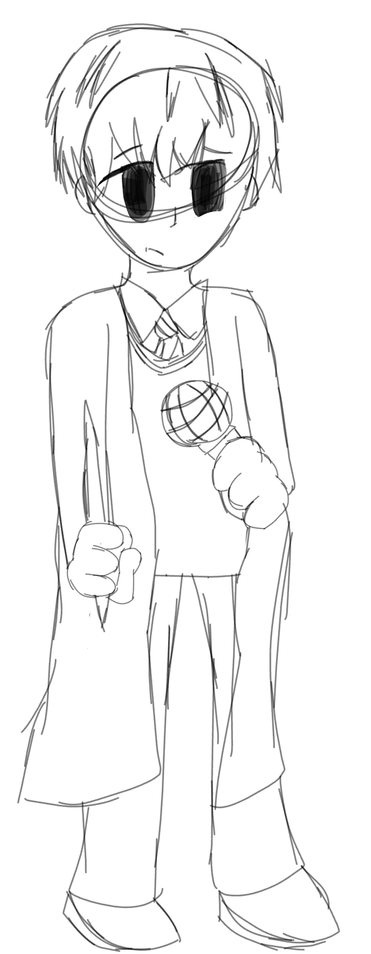 Done with Harry's sketch- Well, time to color it- :p | Fandom