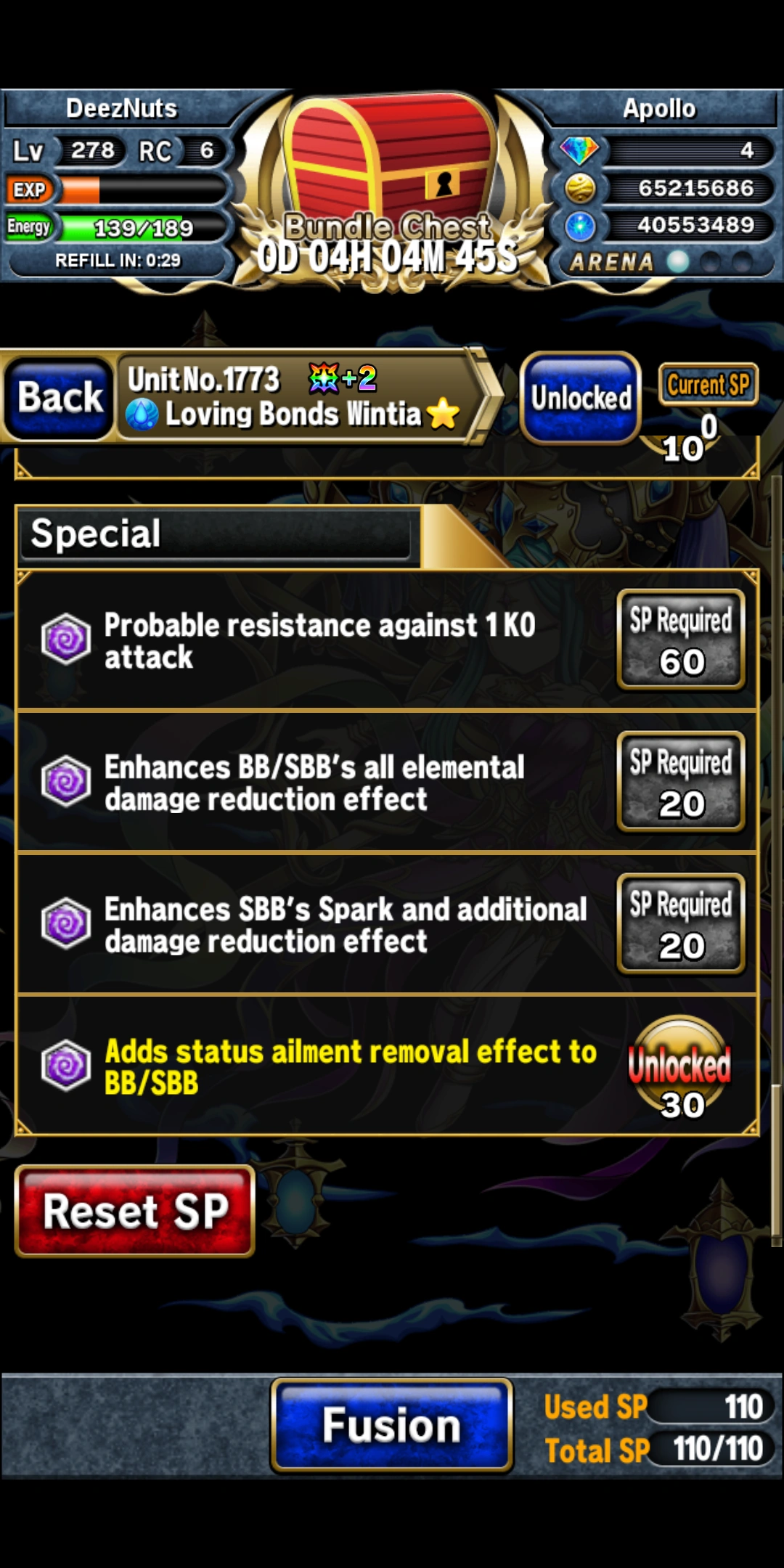 Wintia SP build | Fandom