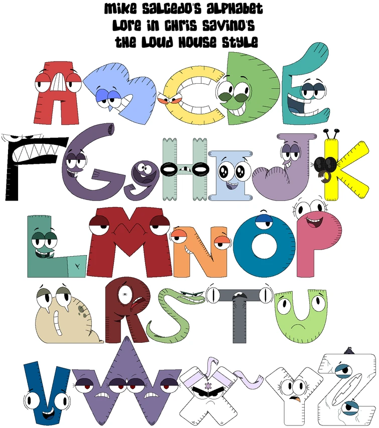 Alphabet Lore In The Loud House Style by worldofcaitlyn on deviantart ...