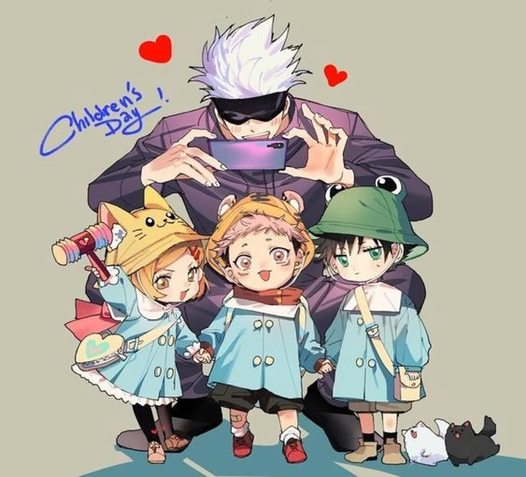 Gojo is a good dad 8 (>////