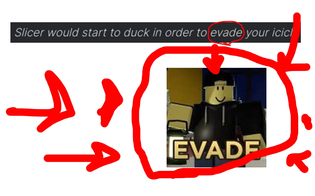 evade reference???????????????????!!!!!!?@#$##$%%%%%%%%%%%%%???? | Fandom