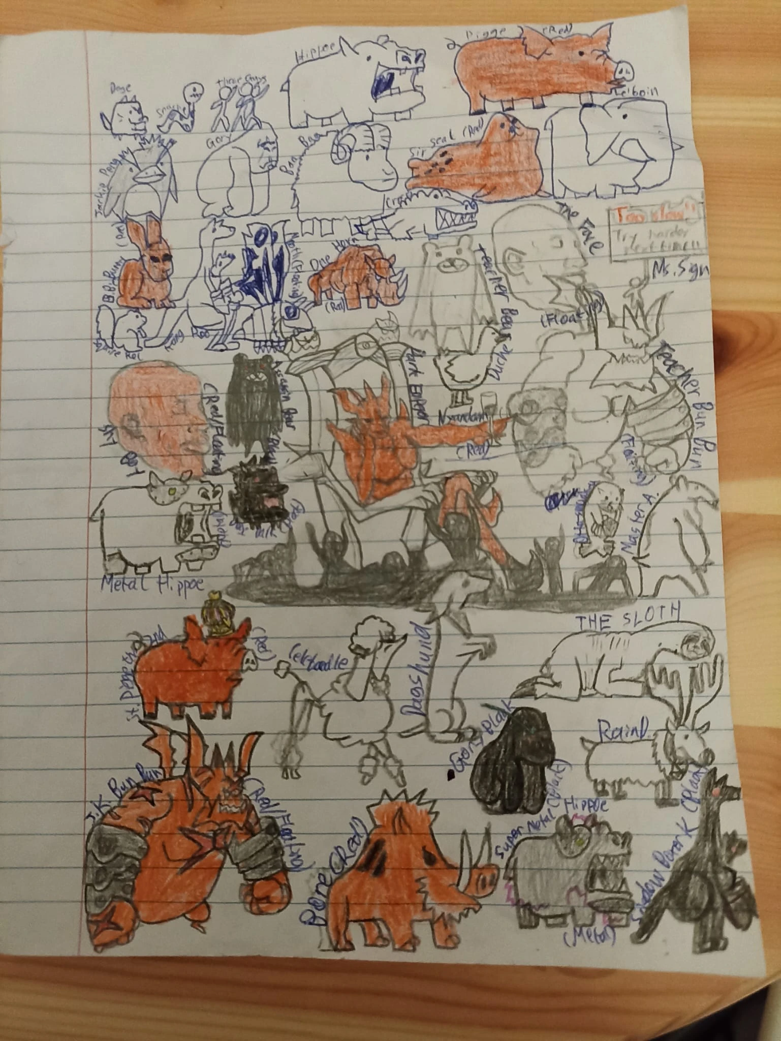 silly little enemy doodles | Fandom