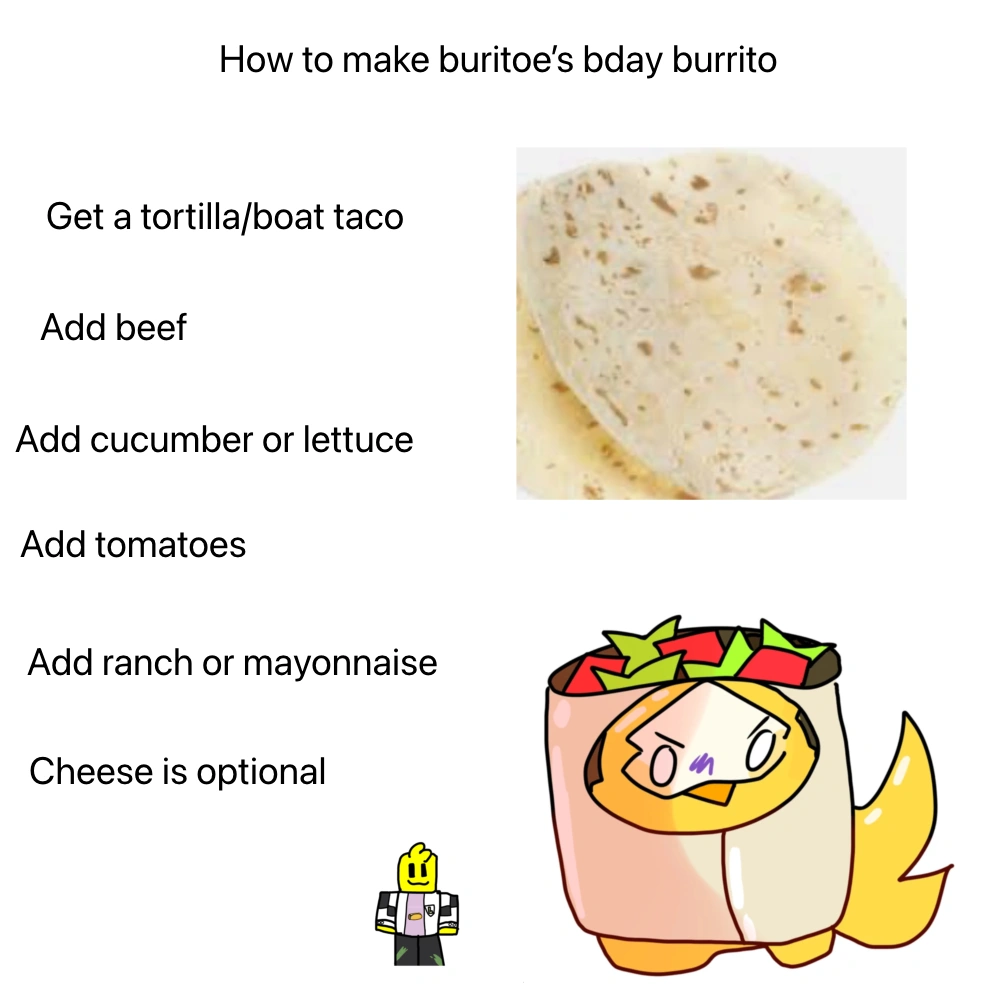 How to make buritoe’s bday burrito | Fandom