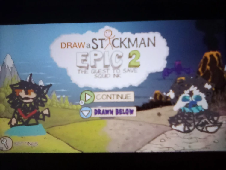 soo i decided to replay a game called "draw a stickman epic 2" on my ...