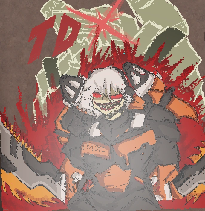 This is the first time i draw a TDX charactor into a human version.And ...