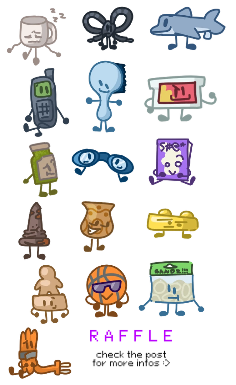 Character raffle! | Fandom