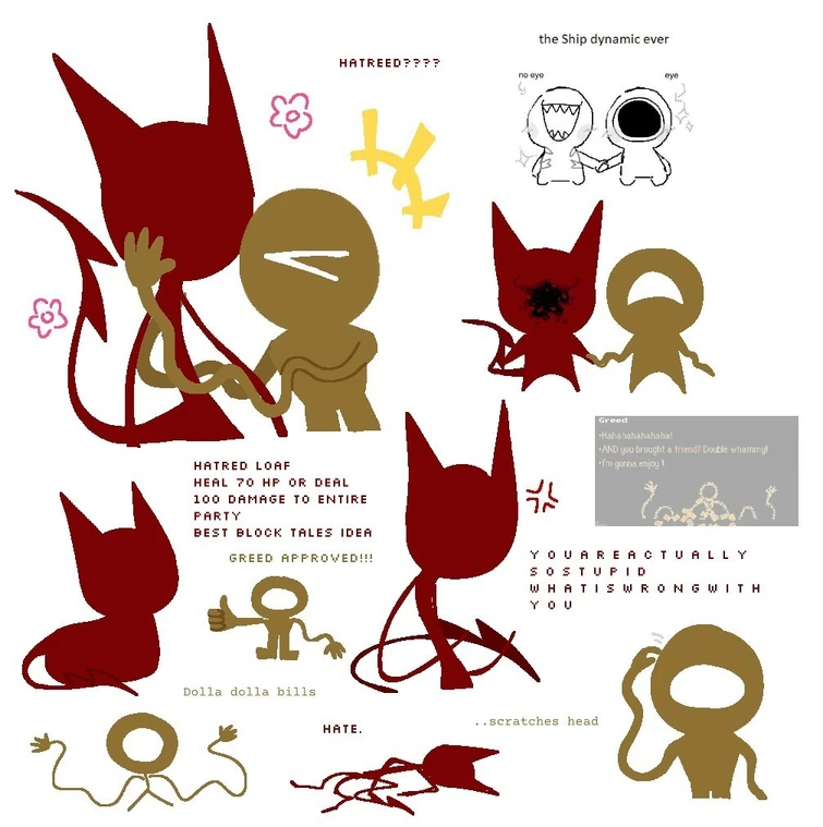 hatred and greed doodles😴😴😴😴 | Fandom