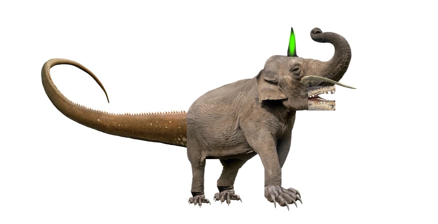 My Mokele-Mbembe recreation using the novel. | Fandom