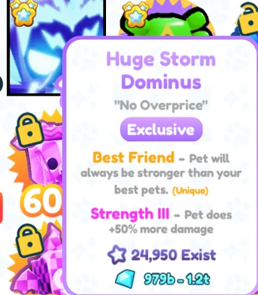 W/L-Bought Untransferred Huge Storm Dominus For 950B | Fandom