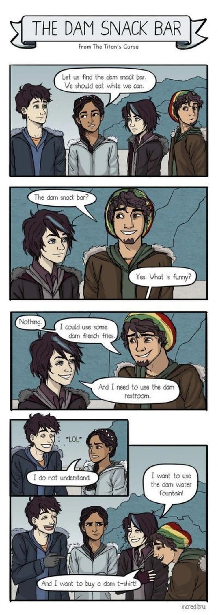 The dam reference from the PJO! | Fandom