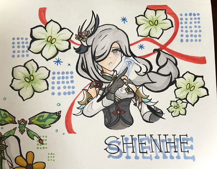 Shenhe Art + Full Image | Fandom