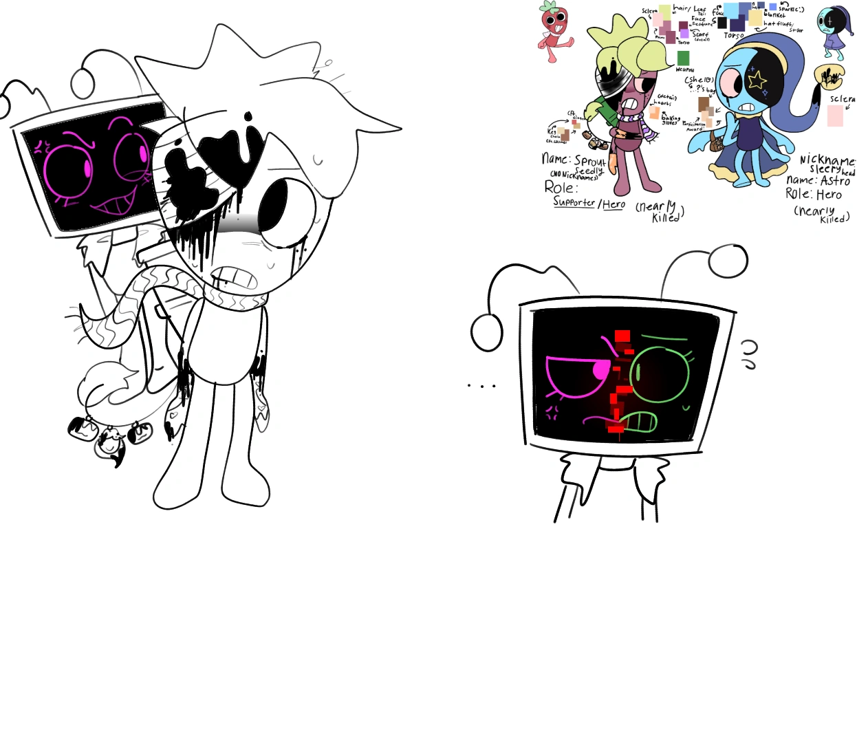 Doodles for Vee and Sprout bc lazy | Fandom
