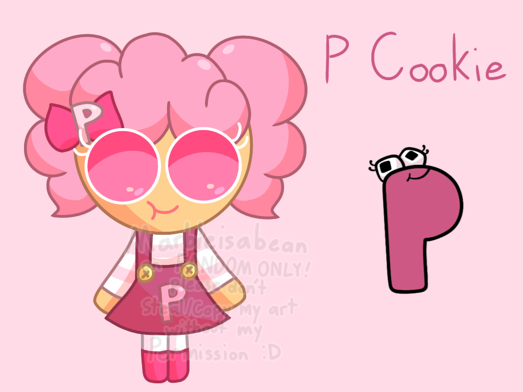 P from alphabet lore, but she's a Cookie Run character(Cookie Lore ...