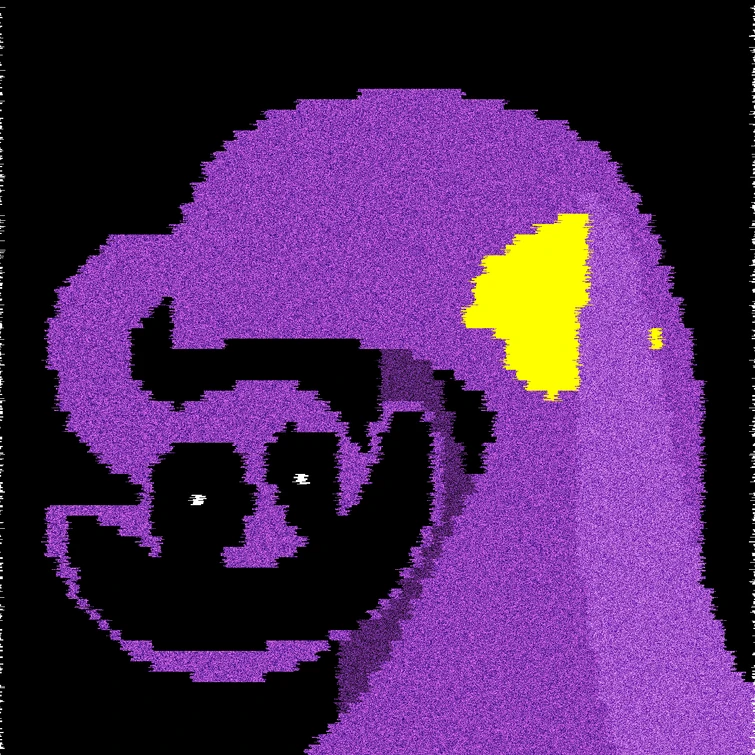 Just made a terrifying pixel art of purple guy | Fandom