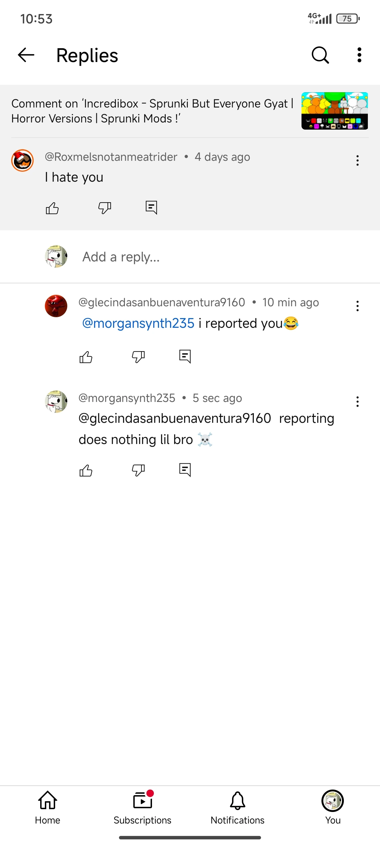 Imagine reporting me for no reason | Fandom