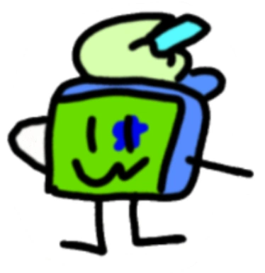 I am not going to lie this is a pretty good cave drawing of bfdi cake ...