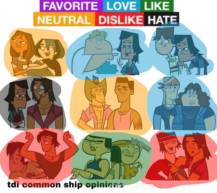 Total drama ship opinions 😀 | Fandom