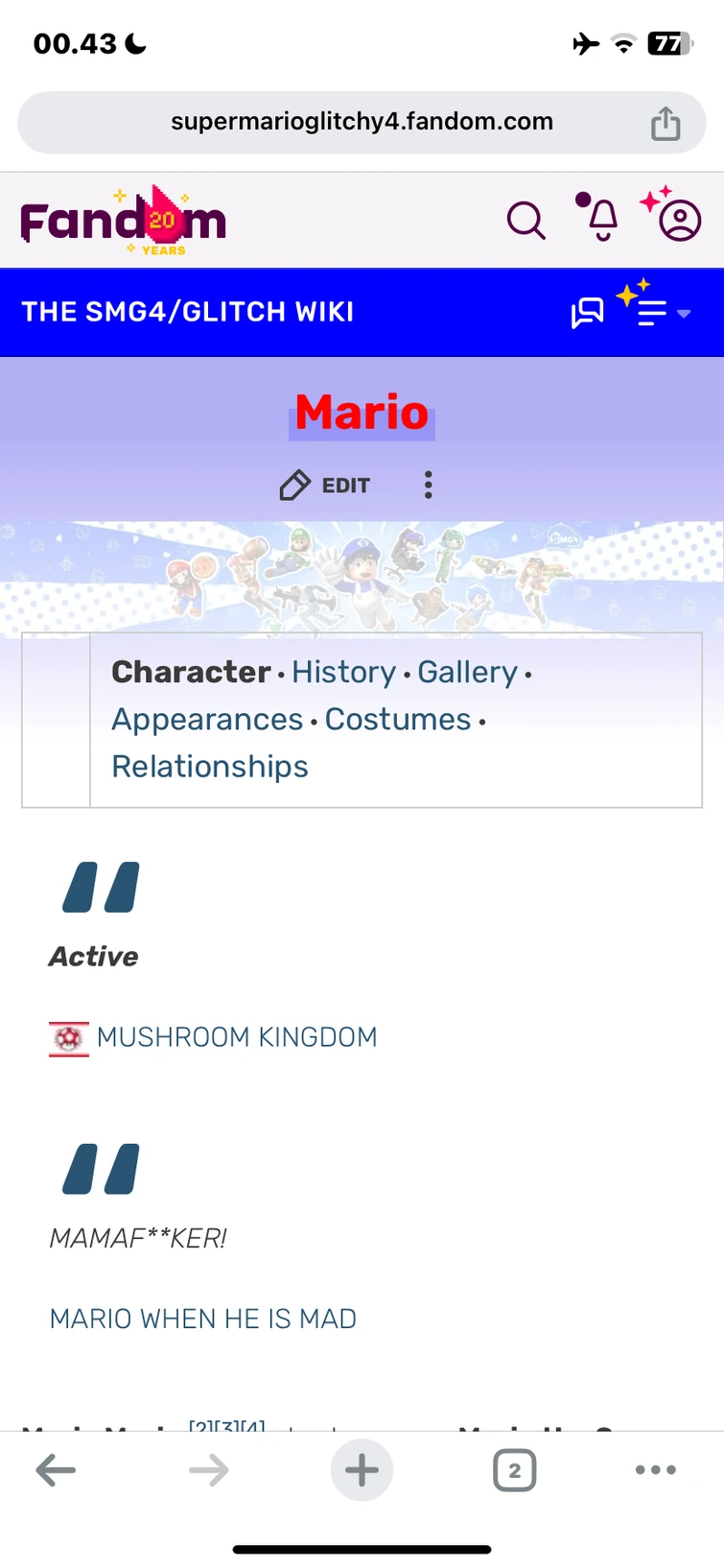 Can you explain, why every articles about characters in this wiki are ...